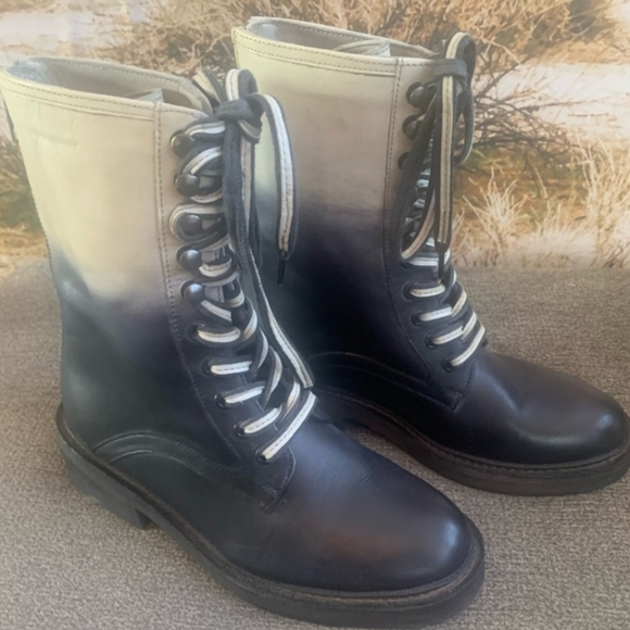 Vintage Foundry | Shoes | Vintage Foundry Black Ombre Boots | Poshmark